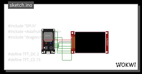 TFT Wokwi ESP STM Arduino Simulator
