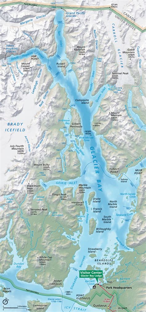 Maps Glacier Bay National Park And Preserve U S National Park Service