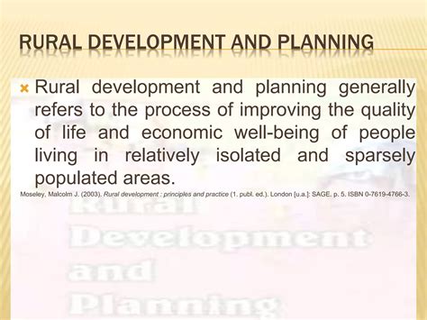 Rural Development Planning Pptx