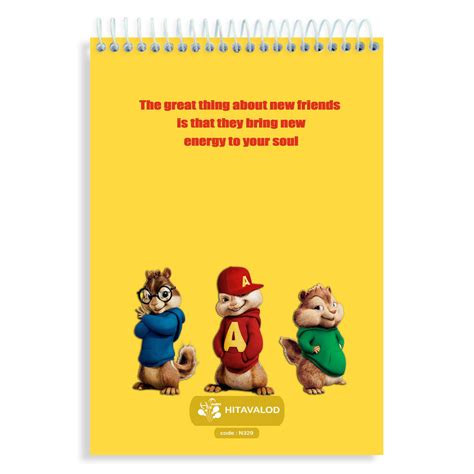 قیمت و خرید دفتر نقاشی 60 برگ های تولد مدل آلوین و سنجاب ها کد N329