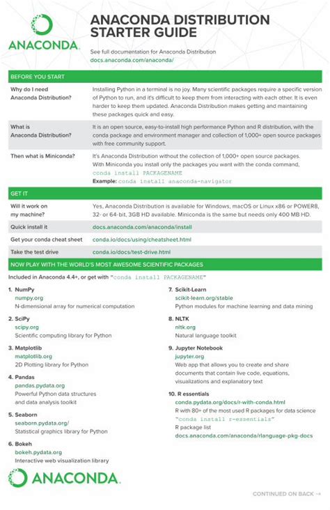 pdf starter guide anaconda documentation on a Ê why do i need anaconda distribution what