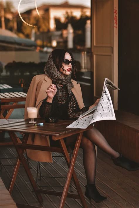 Французский стиль Partner Fotoshooting Herbstshooting 90er Mode