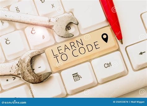 Inspiration Showing Sign Learn To Code Word Written On Learn To Write Software Be A Computer