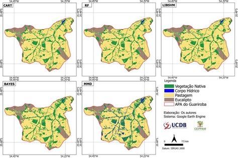 Classificação Realizada Pelos Métodos Cart Rf Libsvm Bayes E Mmd