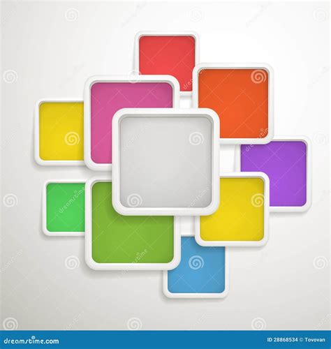 Abstract Background Of Color Boxes Stock Vector Illustration Of Community Banner