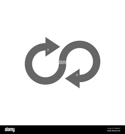 Creative Two Way Arrow Icon Graphic Resource Template Vector