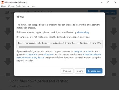 Unknown Error · Issue 2181 · Ubportsubports Installer · Github