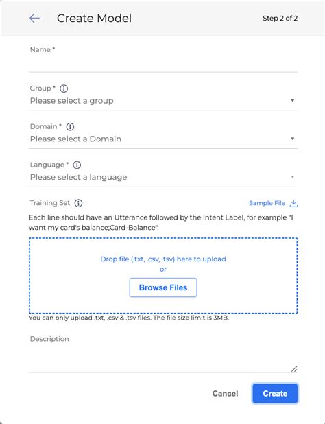 Creating An Nlu Model