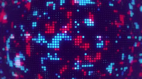 Digital Technology Grid Line Mosaic Tile Pattern Loop Motion 17610717