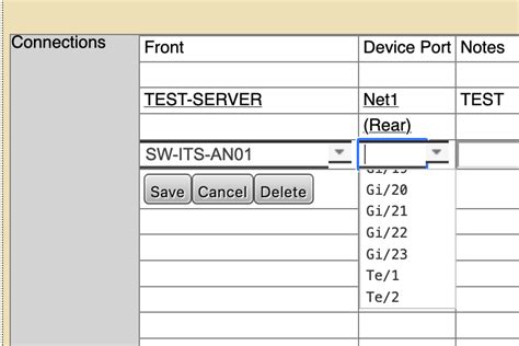 Patch Panel To Server Device Port Not Clickable · Issue 1454 · Opendcimopendcim · Github