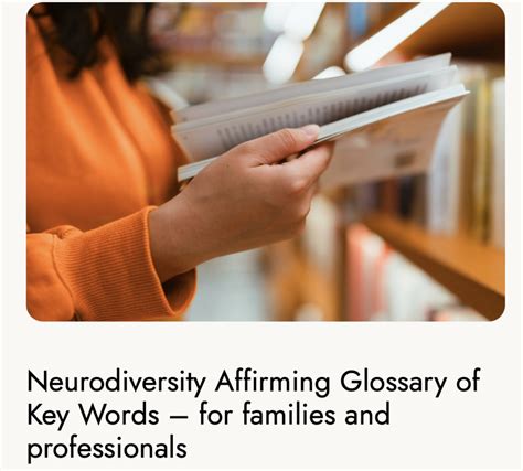 Neuro Affirming Language And Glossaries Autistic Realms