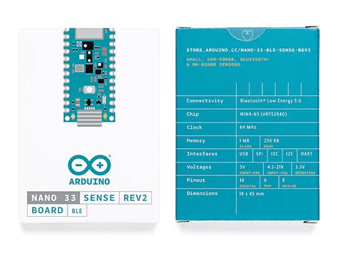 Arduino Nano 33 Ble Sense Rev2 Malina314