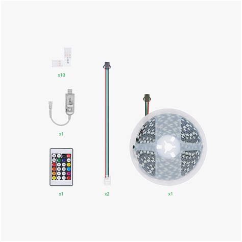 WS2812B RGB LED Strip Light Bundle Bambu Lab EU Store