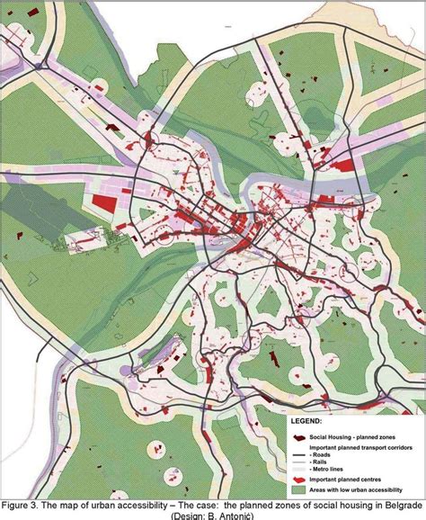 The Map Of Urban Accessibility Download Scientific Diagram
