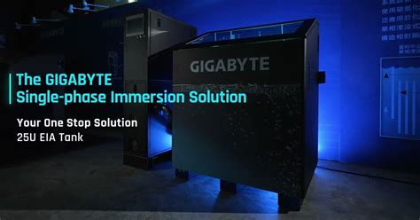 Immersion Cooling Solution For Data Centers GIGABYTE Global