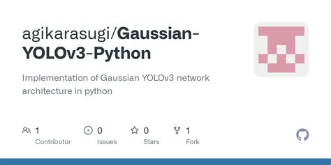 Github Agikarasugigaussian Yolov3 Python Implementation Of Gaussian Yolov3 Network