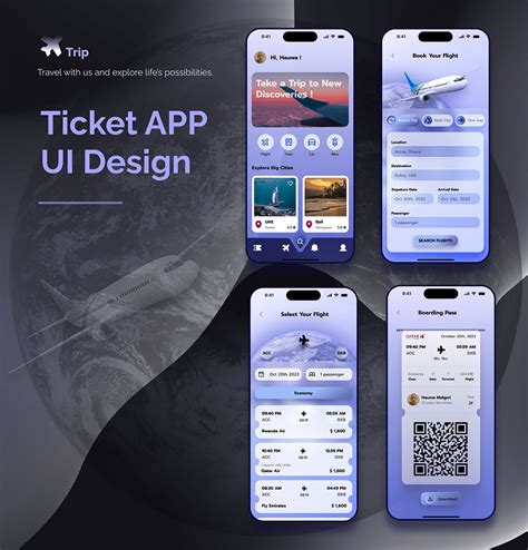 UI Design Modern Ticketing App Behance