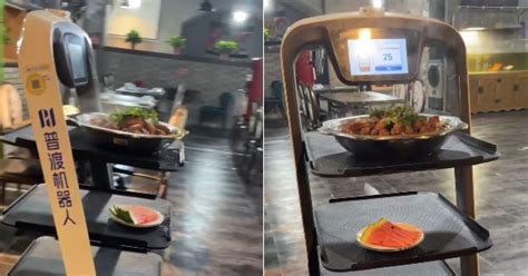 Video रेस्टोरेंट में दिखा रोबोट वेटर बिना इंसान के सर्व किया खाना पर हो गई बड़ी गलती