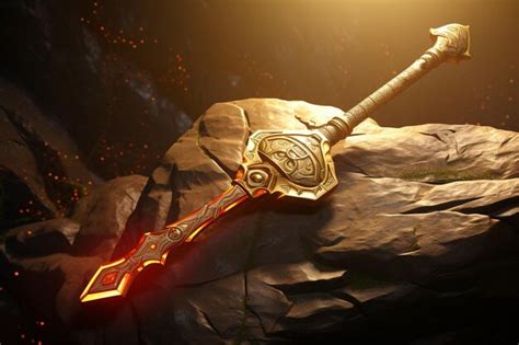 Premium Ai Image Explore A Collection Of Mystical Runeinscribed Wea