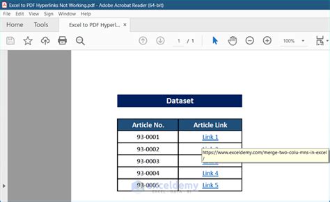 Fixed Excel To PDF Hyperlinks Not Working 5 Easy Fixes