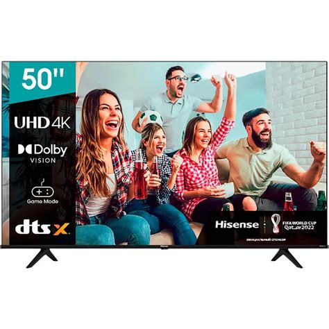 Телевизор 50" Hisense 50A6BG (4K Ultra HD 3840x2160, Smart TV) черный ...