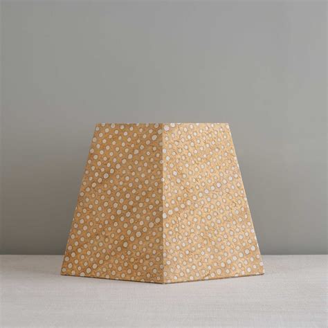 Table Lamp Shades Townhouse Hexagonal In Dotty Tan