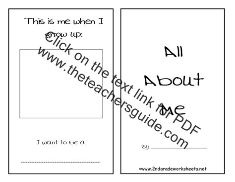 All About Me Worksheet For Adults Kindergarten Printable Sheet