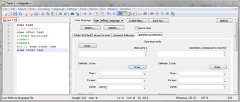 Custom Language Block Comment Line Comment Conflict · Issue 6061 · Notepad Plus Plusnotepad