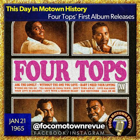 This Day In Motown History — January Foco Motown Revue Facebook