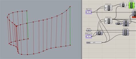 Grasshopper Array Geometry Or Closed Curve Along 2 Curves Grasshopper