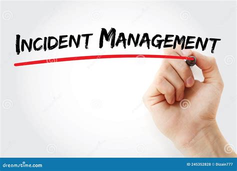 Incident Management Process Used To Respond To An Unplanned Event Or