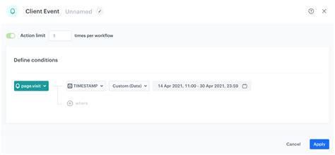 Profile Event Node Synerise Hub