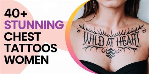 40 Stunning Chest Tattoos Women Will Adore And Inspire Inked And Styled