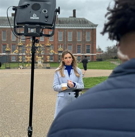 Alex Hogan Reported From Some Pretty Picturesque London Locations