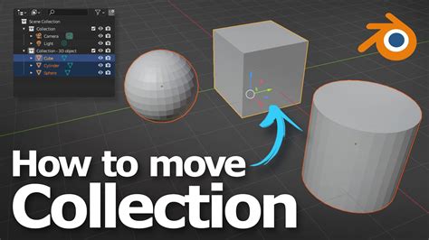 Blender How To Move Collection Grab Collection With Shortcut Youtube