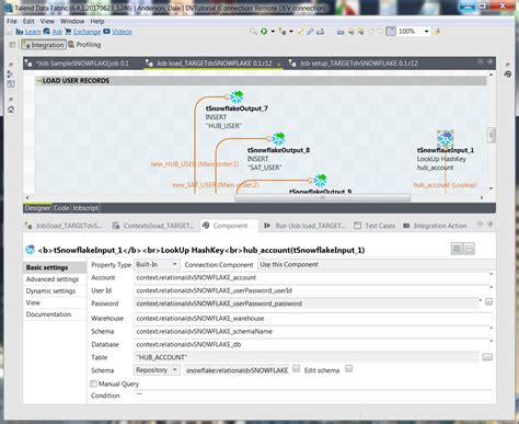 Talend Snowflake Components Talend Components For Jobs Help