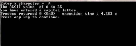 C Program To Check The Entered Character Is Capital Letter Small