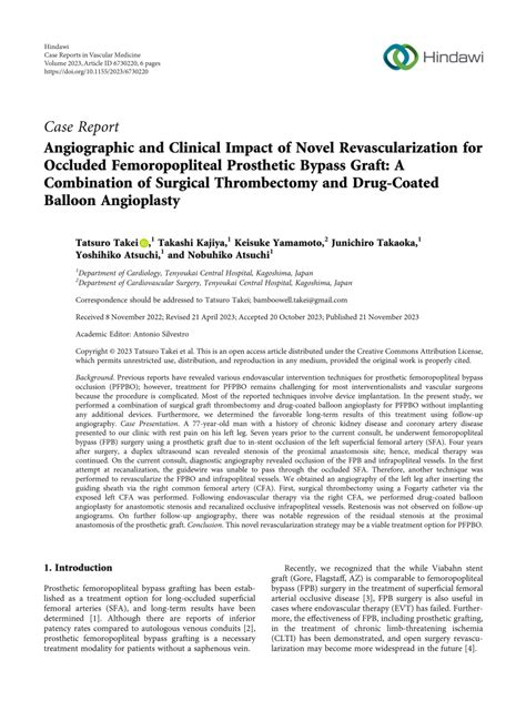 Pdf Angiographic And Clinical Impact Of Novel Revascularization For