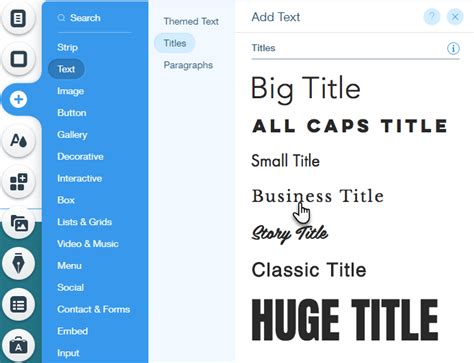 Wix Editor Adding A Site Title Help Center Wix Com