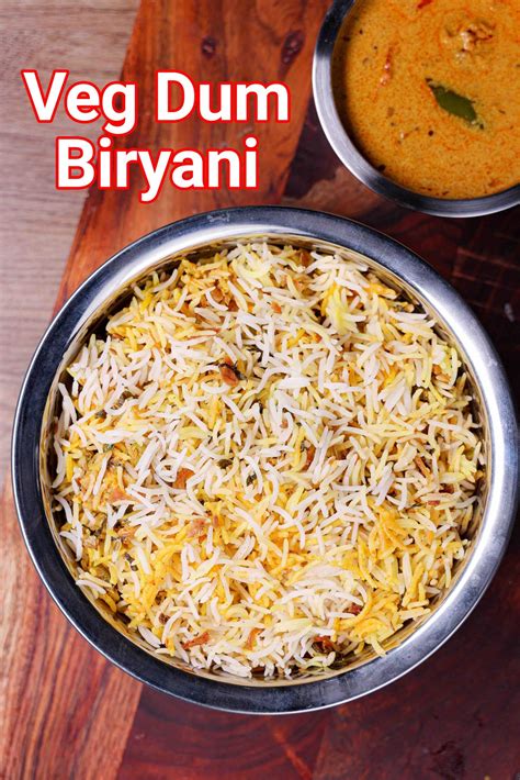 Veg Biryani Recipe Step By Step Veg Biryani