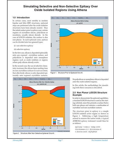 Simulating Selective And Non Selective Epitaxy Over Oxide Isolated Regions Using Athena Silvaco