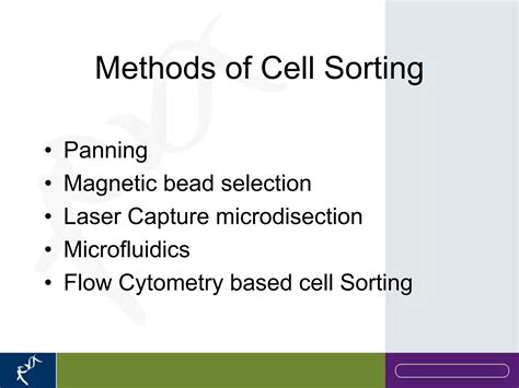 Cell Sorting Flow Cytometry Pps