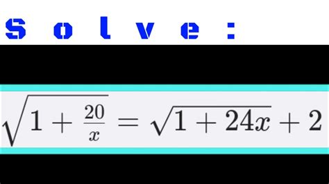 Mind Blowing Algebra Challenge From Math Olympiad Youtube