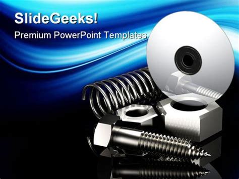 Computer Parts Technology PowerPoint Templates And PowerPoint