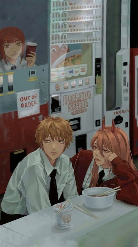 Denji X Power Personajes De Anime Retratos De Personajes Dibujos