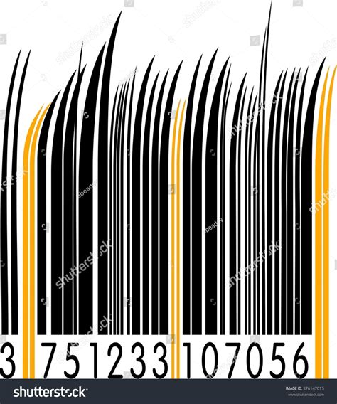 Grass Barcode Stock Vector Royalty Free 376147015 Shutterstock