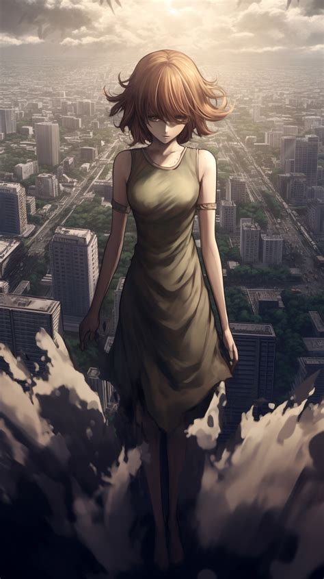 真实，美女，巨人，破坏城市，脚伸进城市里 豆友8077的文本出图 自由创作作品
