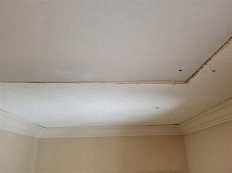 2x2 Drywall Patch On Ceiling With Rosebud Pattern Drywall Talk