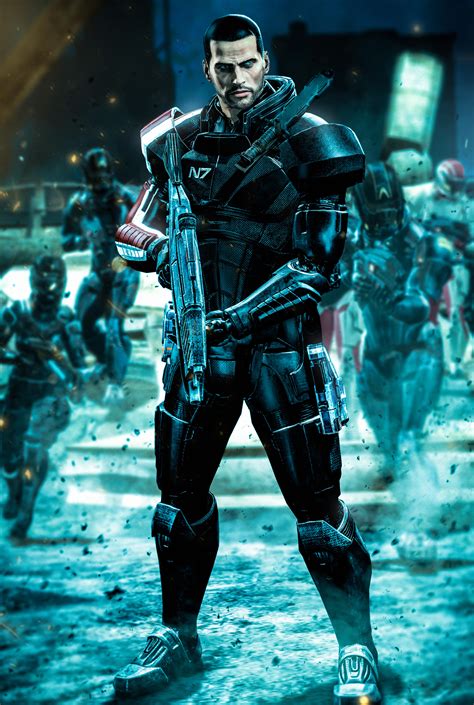 Commander John Shepard Me3 By Lordhayabusa357 On Deviantart