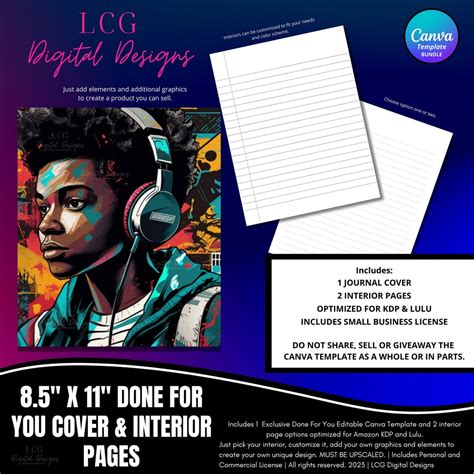 Exclusive Canva Template Create Your Own Unique Design With Cover And Editable Interior